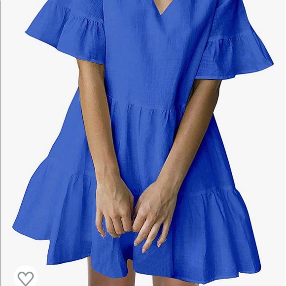 Dresses | Royal Blue Mini Dress | Poshmark